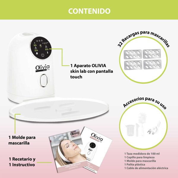 Olivia Skin Lab máquina para hacer mascarillas faciales en casa - En un click