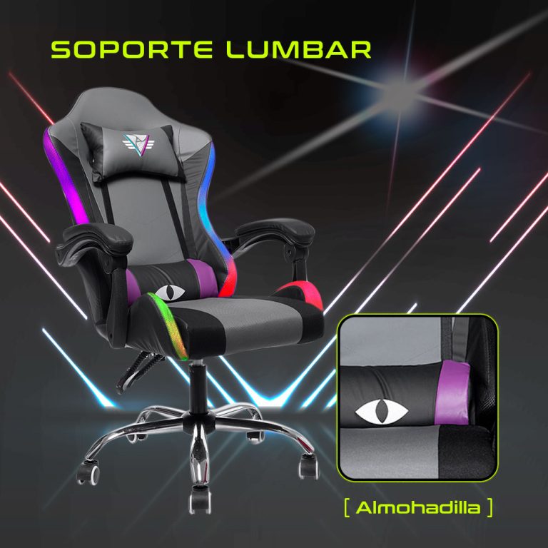 Silla Gamer con Luz Led Andrómeda — ¡Últimas Piezas! - En un click